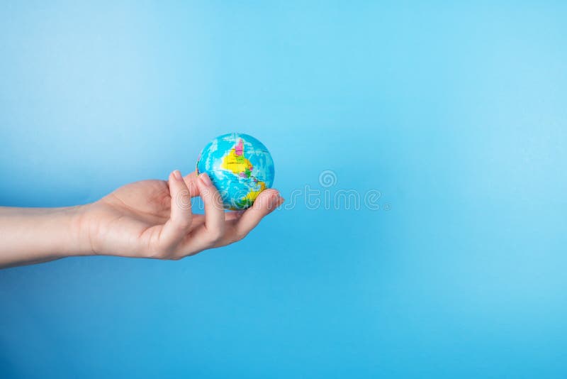 World Protection of Ecology, Environment, Hand with Globe Stock Photo ...