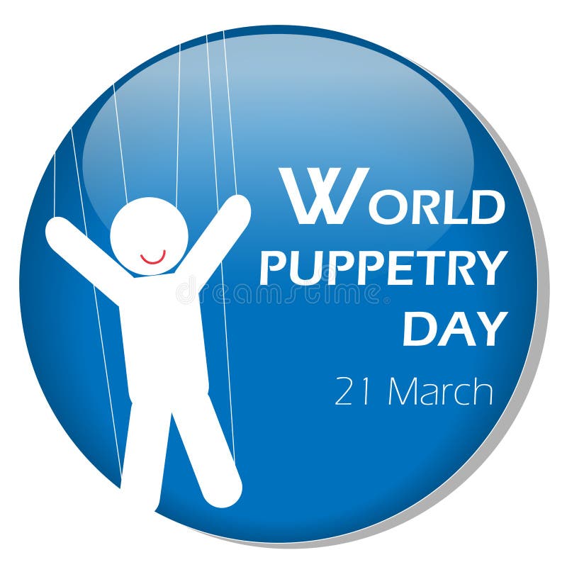 World Puppetry Day, 21 March. Stock Illustration - Illustration of ...