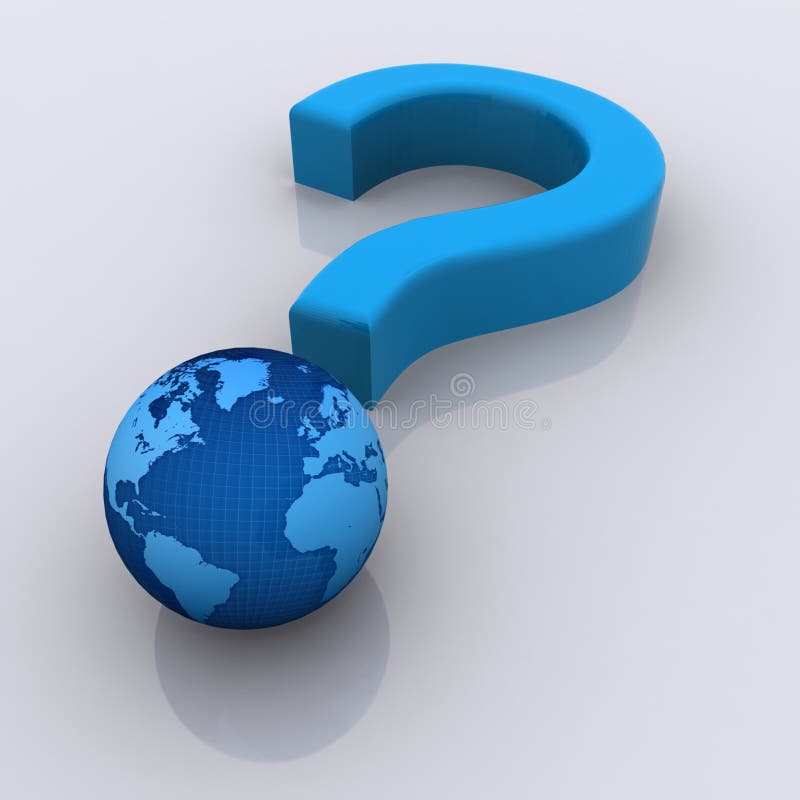 World in question stock illustration. Illustration of global - 15201239