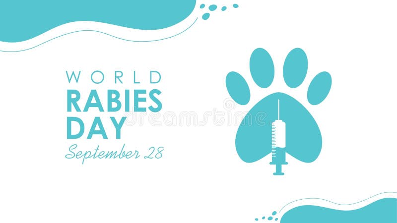 World Rabies Day Banner Template Vector Stock Vector - Illustration of ...