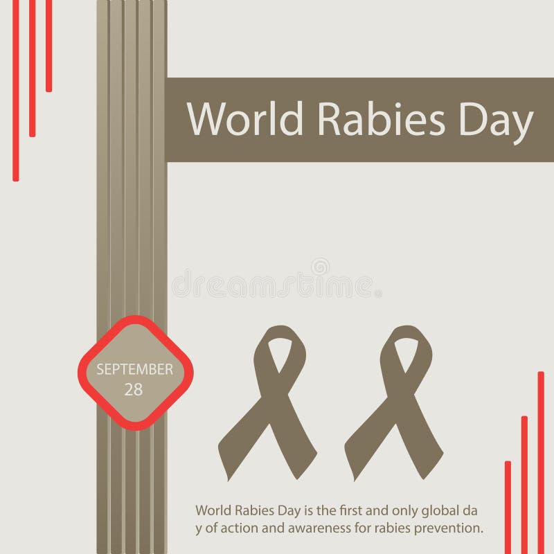 World Rabies Day stock vector. Illustration of awareness - 197983372