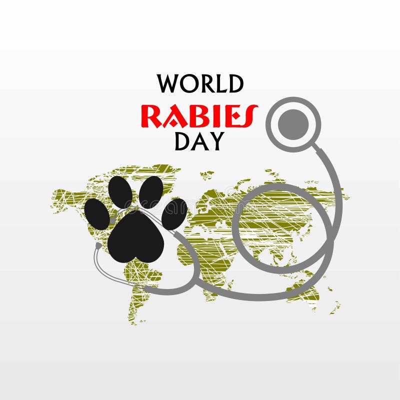 World Rabies Day Concept Observed on September 28th Stock Vector ...