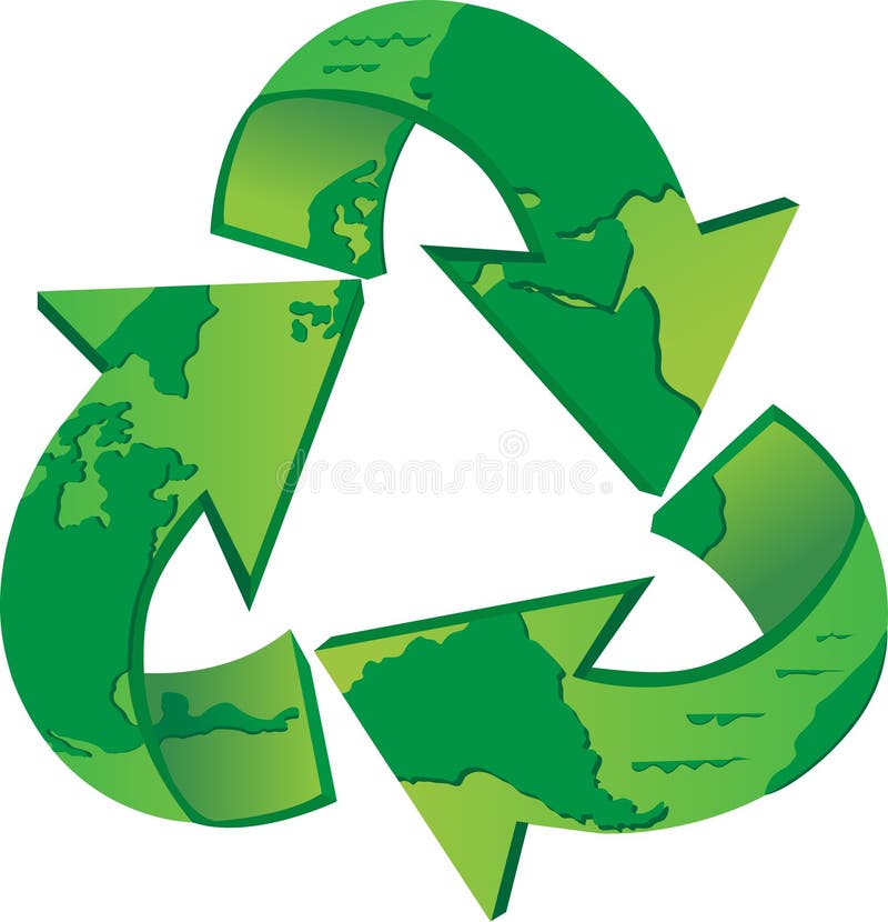 World Recycle stock vector. Illustration of protection - 34630025