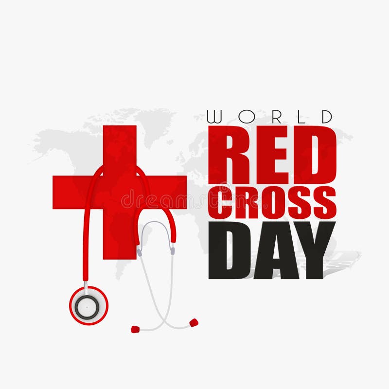 World Red Cross Day Background or Banner Design Template Celebrated in ...