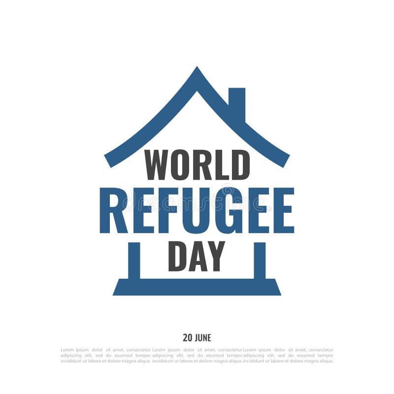 World Refugee Day stock vector. Illustration of emergency - 245912203