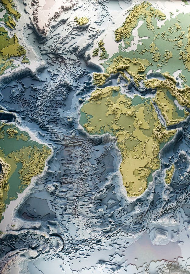 World relief 3d model stock photo. Image of ocean, navigation - 95626794