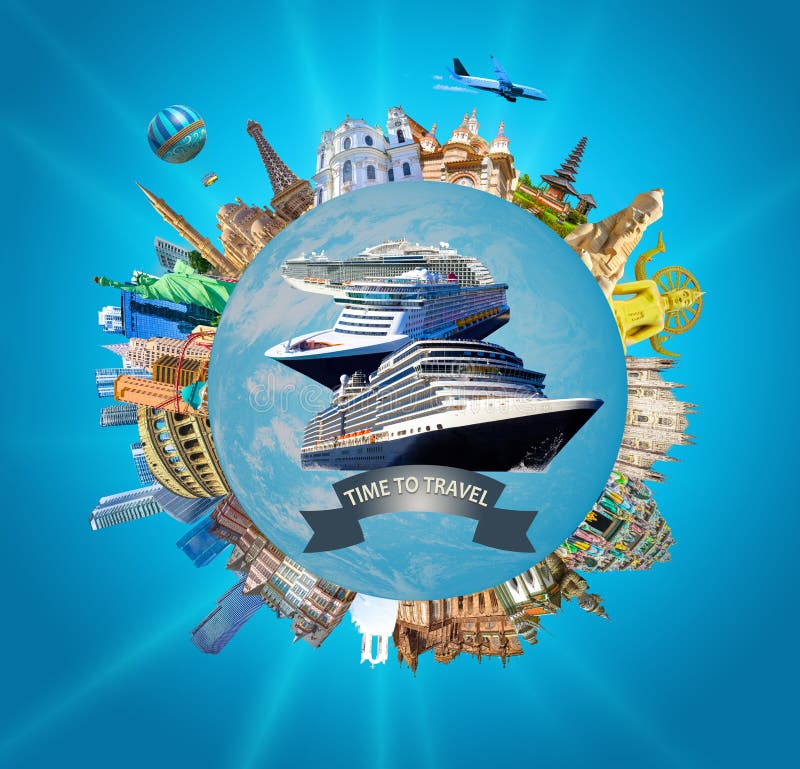 World Religious and Architecture Monuments - Collage or Globe from ...