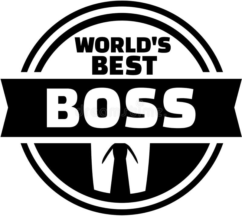 World`s best boss button stock vector. Illustration of work - 107157390