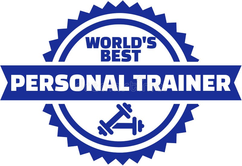 World`s Best Personal Trainer Stock Vector - Illustration of sport ...