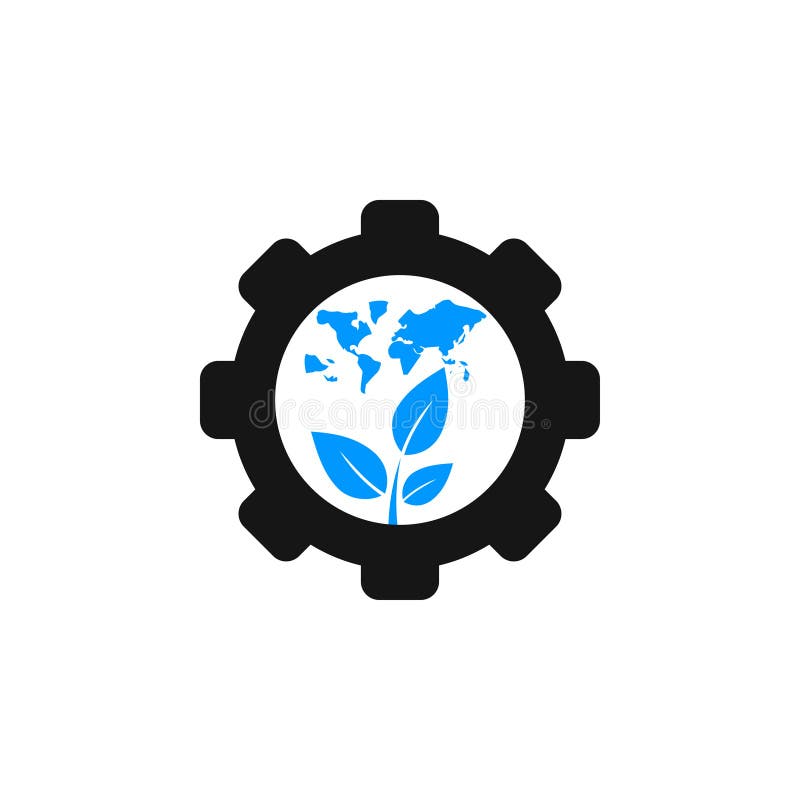 World Safe Gear Natural Environment Icon Stock Vector - Illustration of ...