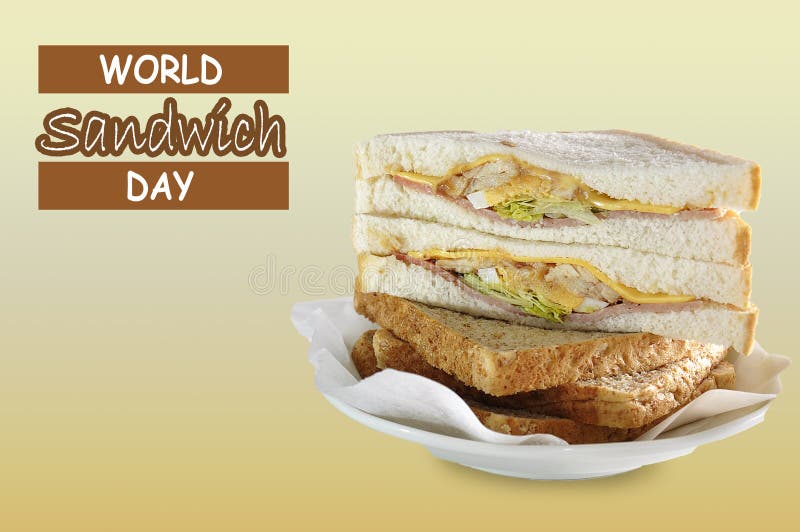 World Sandwich Day stock image. Image of mindful, tasty - 130365183