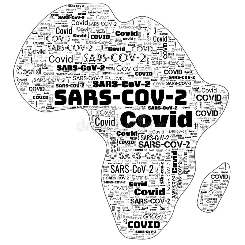 World SARS-COV-2 Covid Text Letters Abstract Background Illustration ...