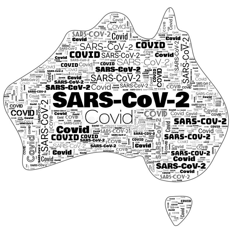 World SARS-COV-2 Covid Text Letters Abstract Background Illustration ...