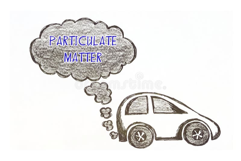 World Saving Concept Meaning PARTICULATE MATTER with Sign on the Sheet ...