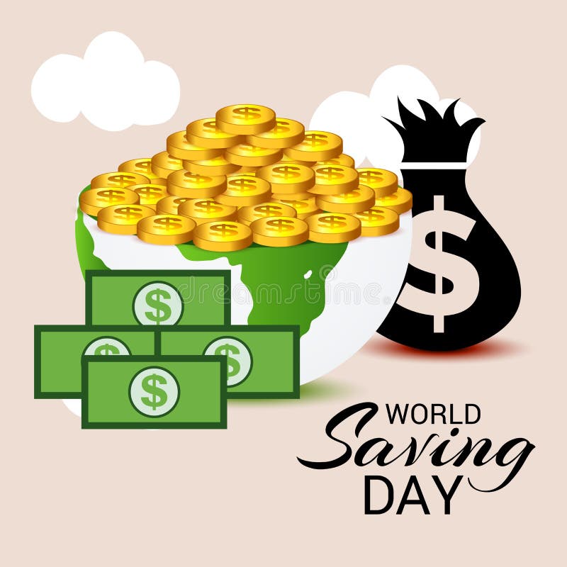 World saving day. stock illustration. Illustration of banner - 101863845