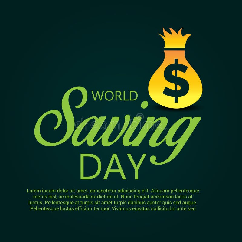 World saving day. stock illustration. Illustration of sign - 101863222