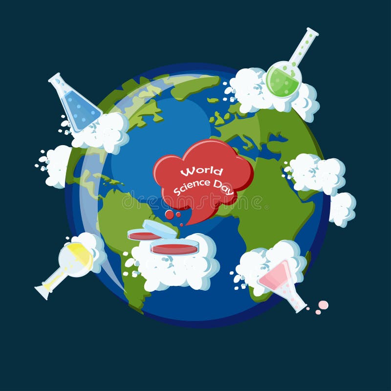 World Science day stock vector. Illustration of innovation - 80234329