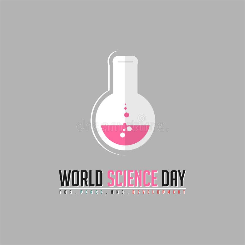 World Science Day stock vector. Illustration of glass - 161896671
