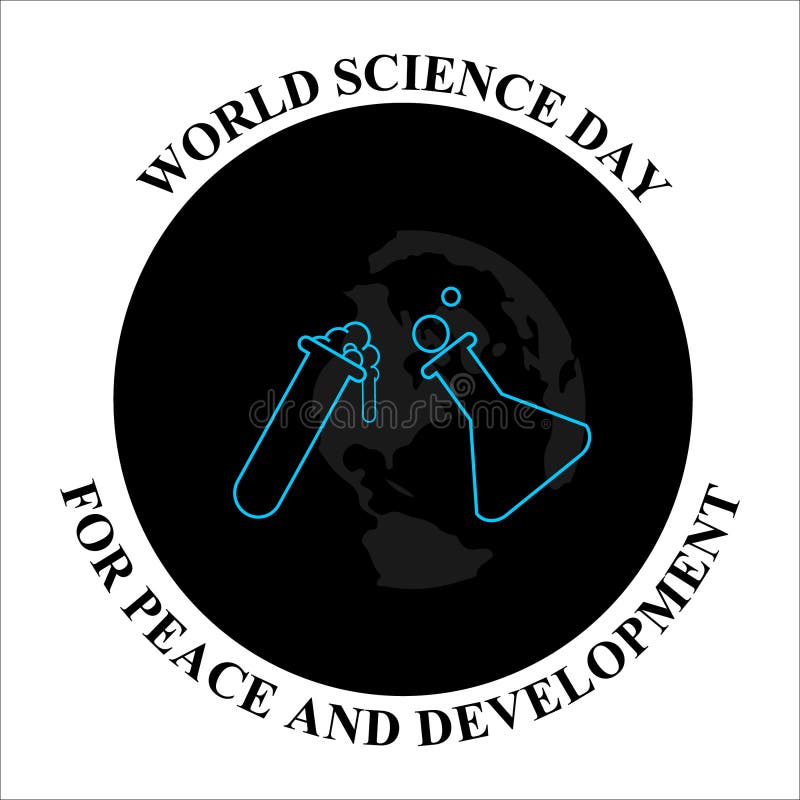 WORLD SCIENCE DAY for PEACE and DEVELOPMENT, 10 NOVEMBER Stock Vector ...