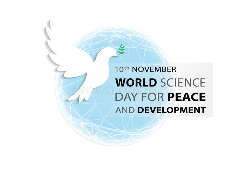 World Science Day for Peace and Development Background Stock ...