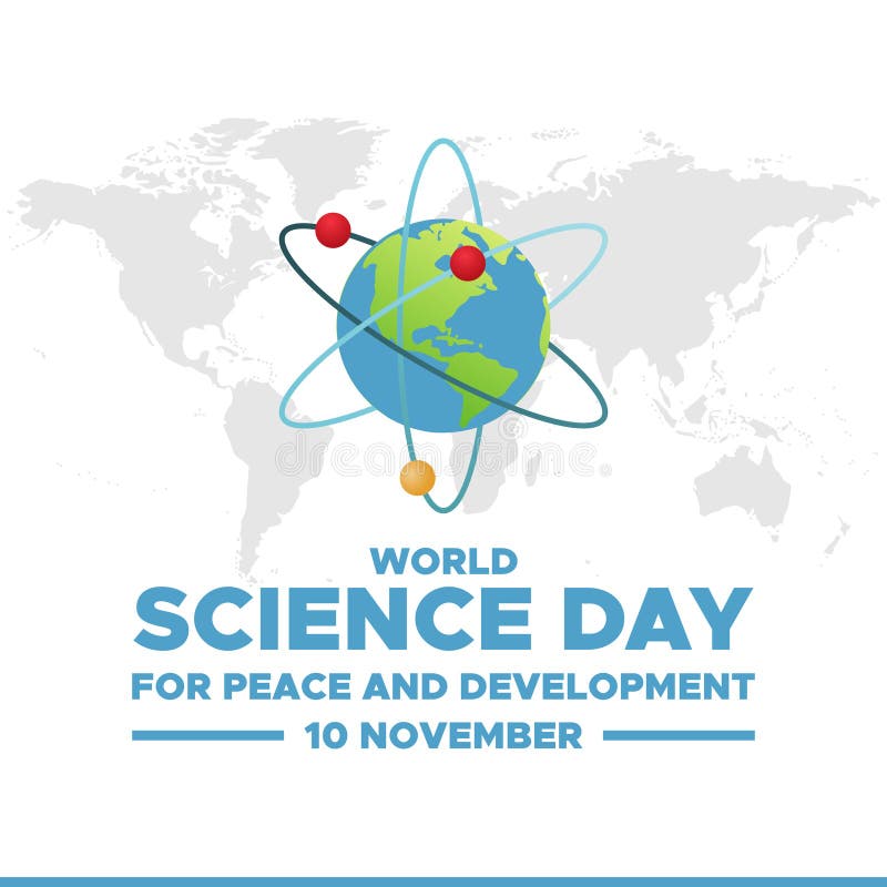 World Science Day for Peace and Development, 10th November, Vector ...