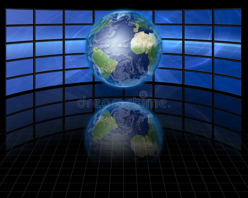World before screens stock illustration. Illustration of media - 78647595
