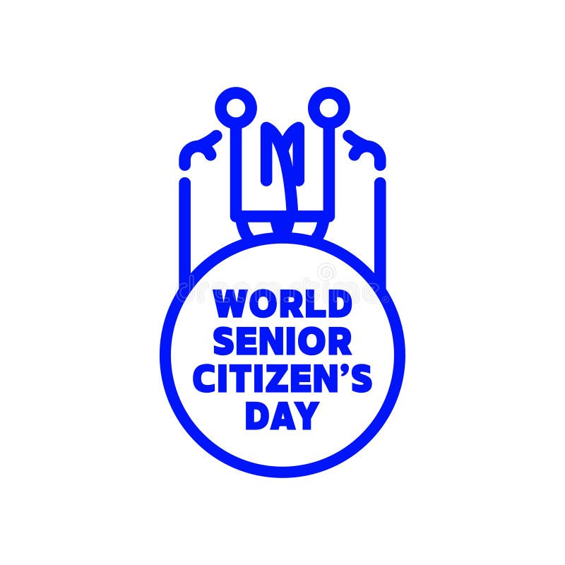 World Senior Citizen`s Day Sign Stock Vector - Illustration of help ... World Senior Citizen`s Day Sign Stock Vector - Illustration of help ...