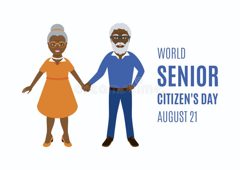 African American Senior Citizen Stock Illustrations 125 African