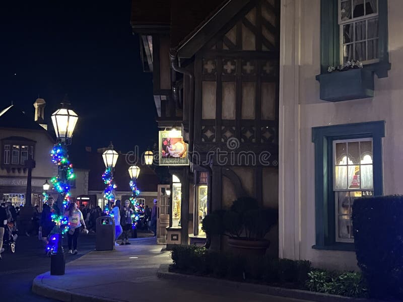 World Showcase in the Disney EPCOT Theme Park in Orlando, Florida ...