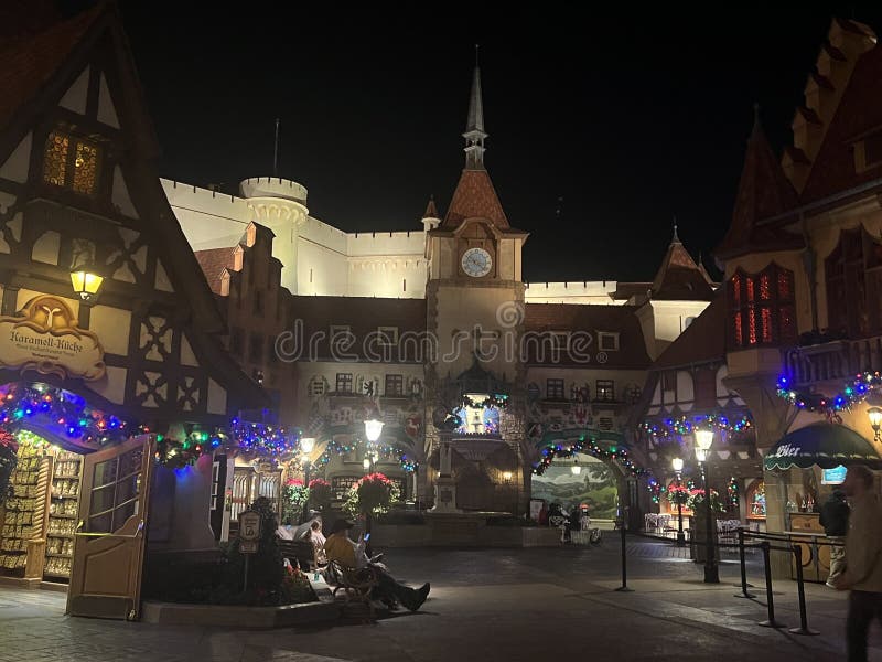 World Showcase in the Disney EPCOT Theme Park in Orlando, Florida ...