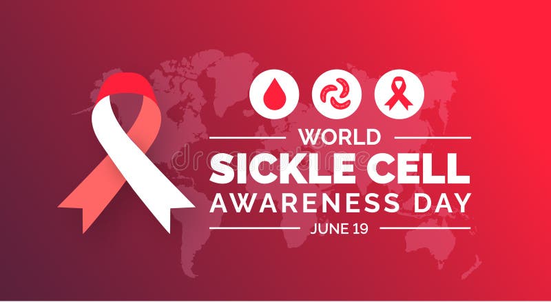 World Sickle Cell Awareness Day Background or Banner Design Stock ...