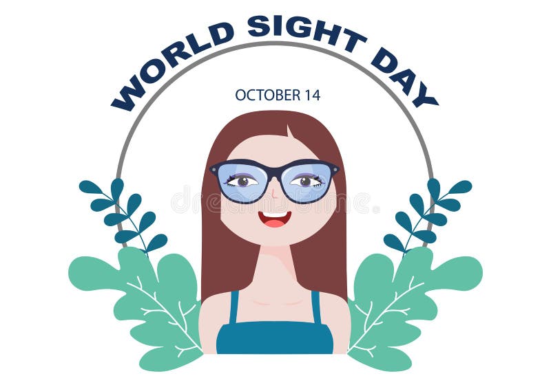 World Sight Day Background Vector Illustration Which is Commemorated ...