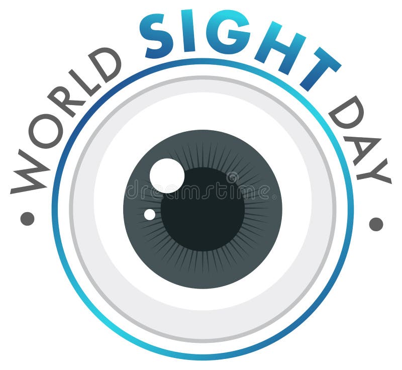 World Sight Day Banner with an Eye on Earth Globe Stock Vector ...