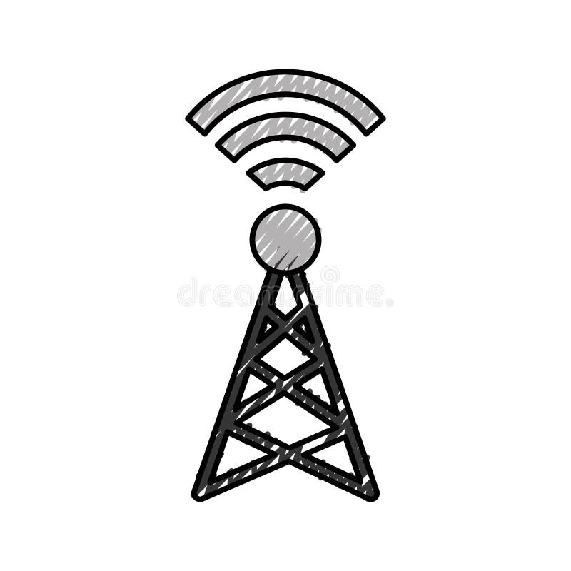 Doodle Signal Tower Icon Stock Illustrations – 164 Doodle Signal Tower ...