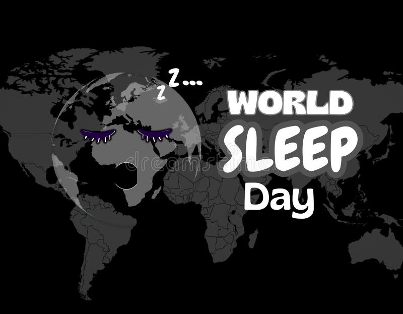 World Sleep Day Vector Design Illustration.Horizontal Bright Poster for ...