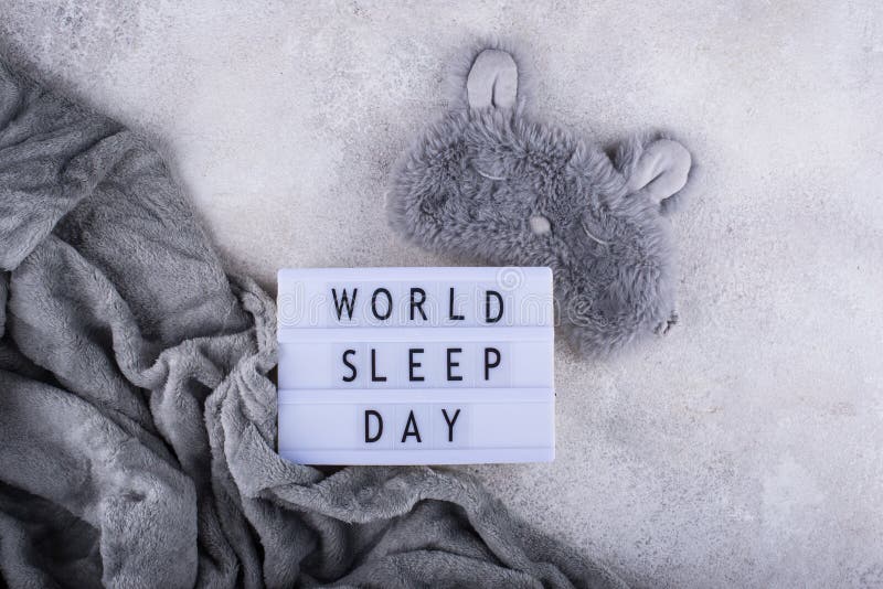 World Sleep Day Concept with Alarm Clock Stock Image - Image of sleep ...