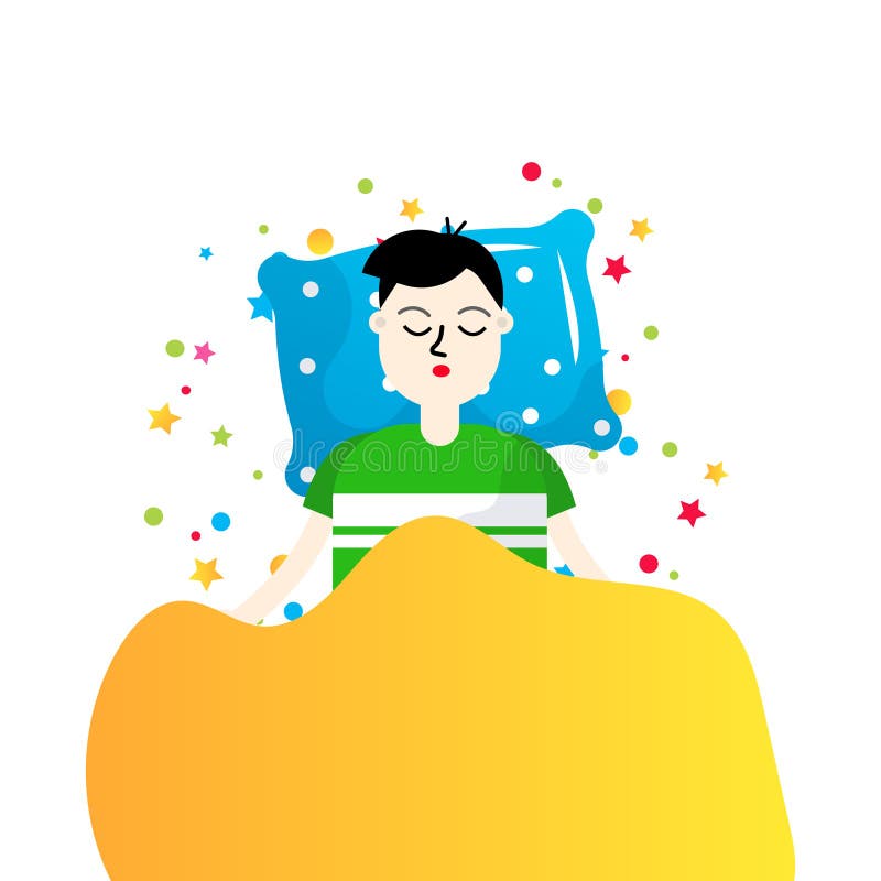 World Sleep Day Relaxation Awareness Illustration Stock Vector ...