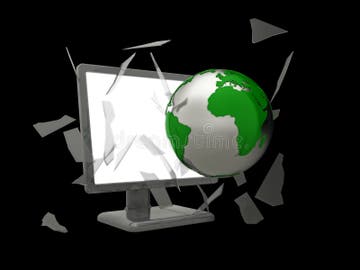 Smashing Screen Stock Illustrations – 101 Smashing Screen Stock ...