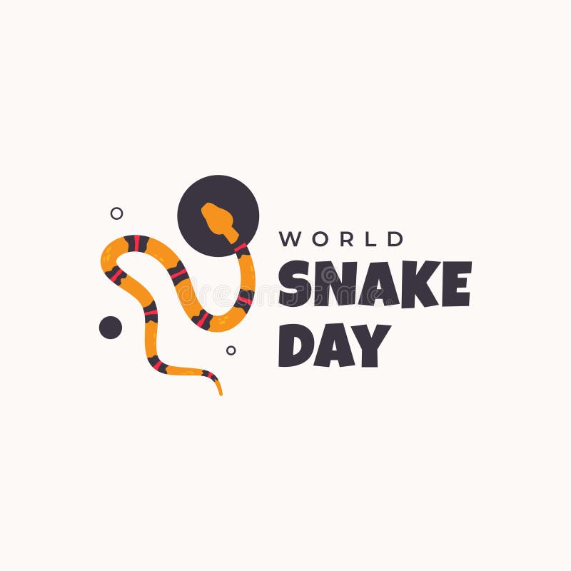 World Snake Day Design Illustration Collection Stock Vector ...