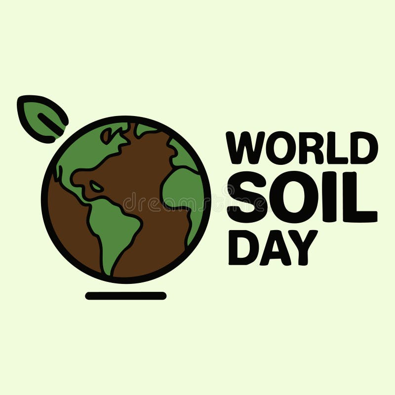 World Soil Day Logo Celebrating Environmental Awareness Stock Vector ...