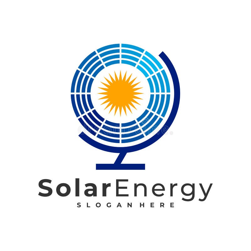 World Solar Logo Vector Template, Creative Sun Energy Logo Design ...