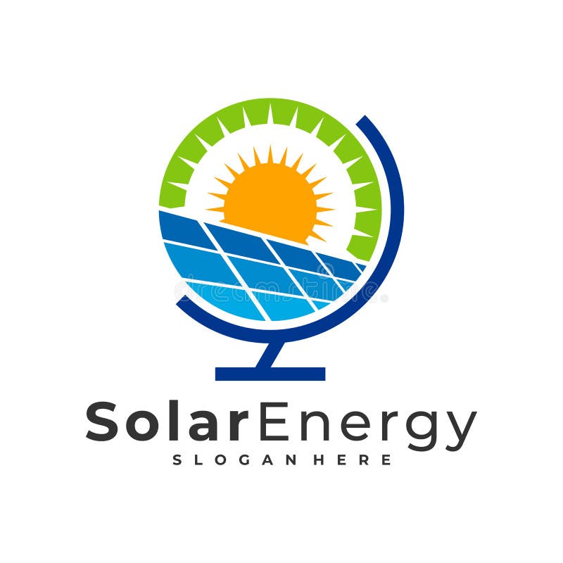 World Solar Logo Vector Template, Creative Sun Energy Logo Design ...