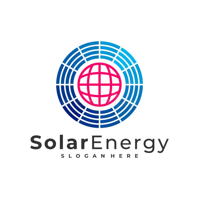 World Solar Logo Vector Template, Creative Sun Energy Logo Design ...