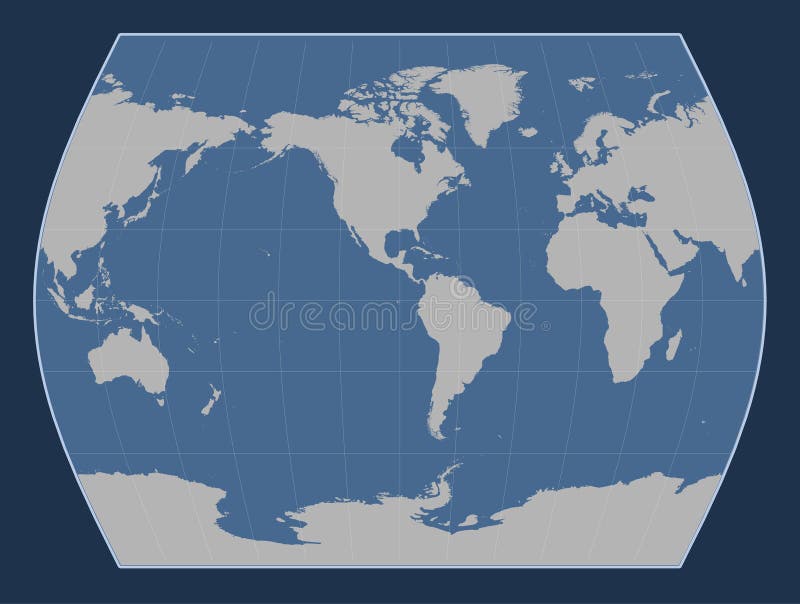 World Contour Map - -90 PM. Times Stock Illustration - Illustration of ...