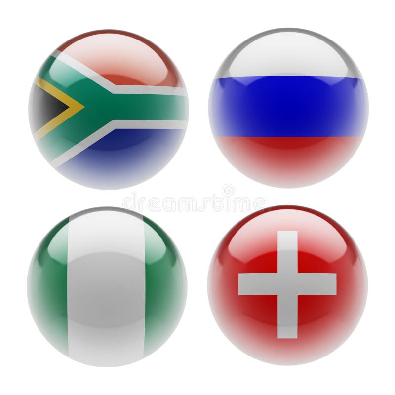 Sphere Flags stock vector. Illustration of borders, abstract - 41789284