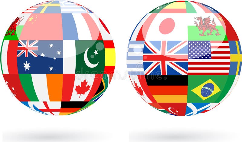 World spheres stock vector. Illustration of globe, bingo - 12468475