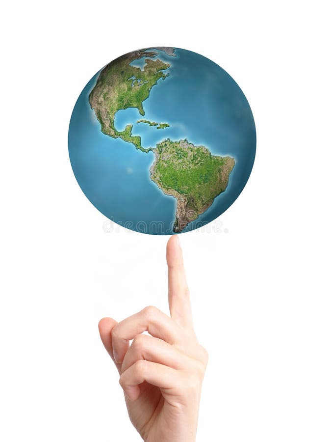 Spinning the world stock photo. Image of index, geography - 1501708