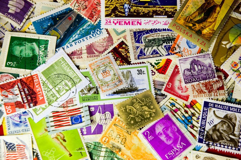 World Stamps editorial image. Image of post, canada, antique - 6716365