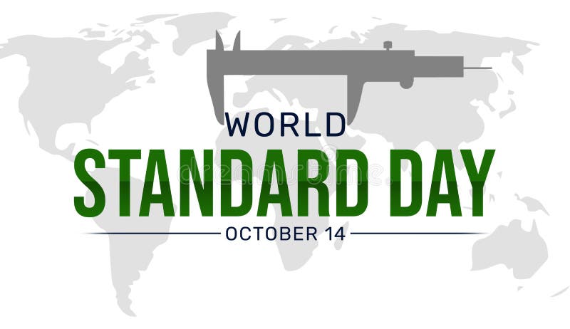 World Standard Day Wallpaper with Earth Map and a Caliper with ...