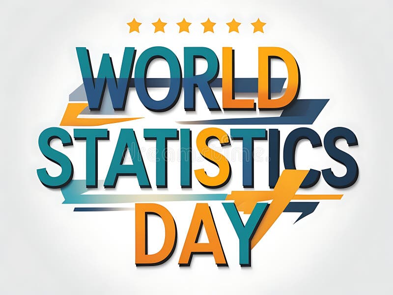 World Statistics Day Celebrates Data Analysis and Information Stock ...
